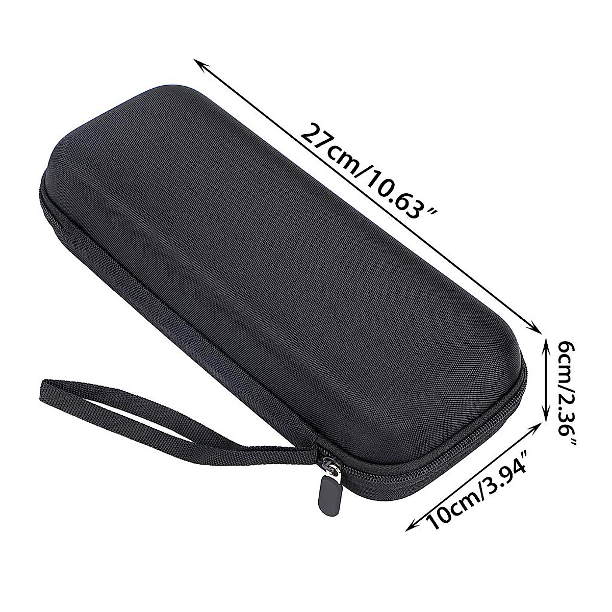 Hipiwe EVA Essential Oils Carrying Case Organizer for 20 Bottles 5ml 10ml Standard and Rollers Bottles Portable Hard Shell Essential Oils Travel Bag Holder for Essential Oils Bottle Storage (Black)