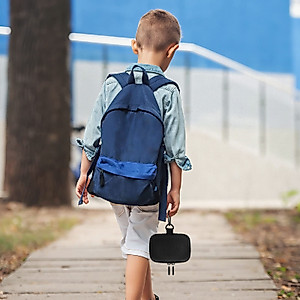 Sanwuta 2 Pcs Playing Card Case EVA Hard Travel Carrying Case for Classic Card Playing Card Box (Not Including Cards)(Small,Black)