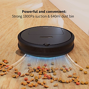 roborock E4 Mop Robot Vacuum with Route Planning, 2000Pa Suction,Optimized Edge Cleaning, Voice and APP Control, Perfect for pet Hair(Renewed)