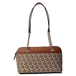 DKNY Bryant Medium Top Zip Satchel Chino/Caramel One Size