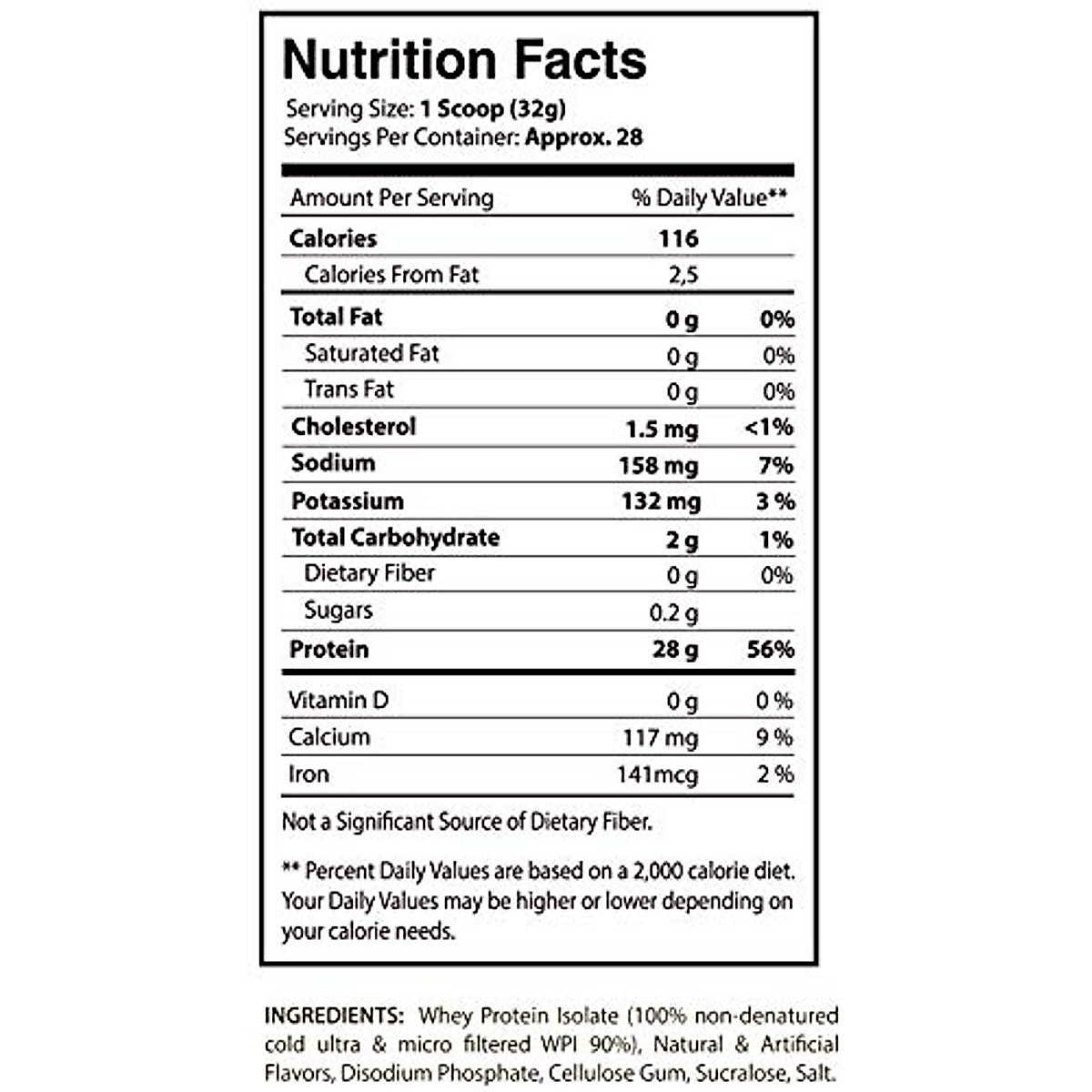 Iso Fuzion 100% Whey Isolate by Scilabs Nutrition | 28g Non Denatured Protein Powder, Banana Nut MuffinFlavor, 2lb