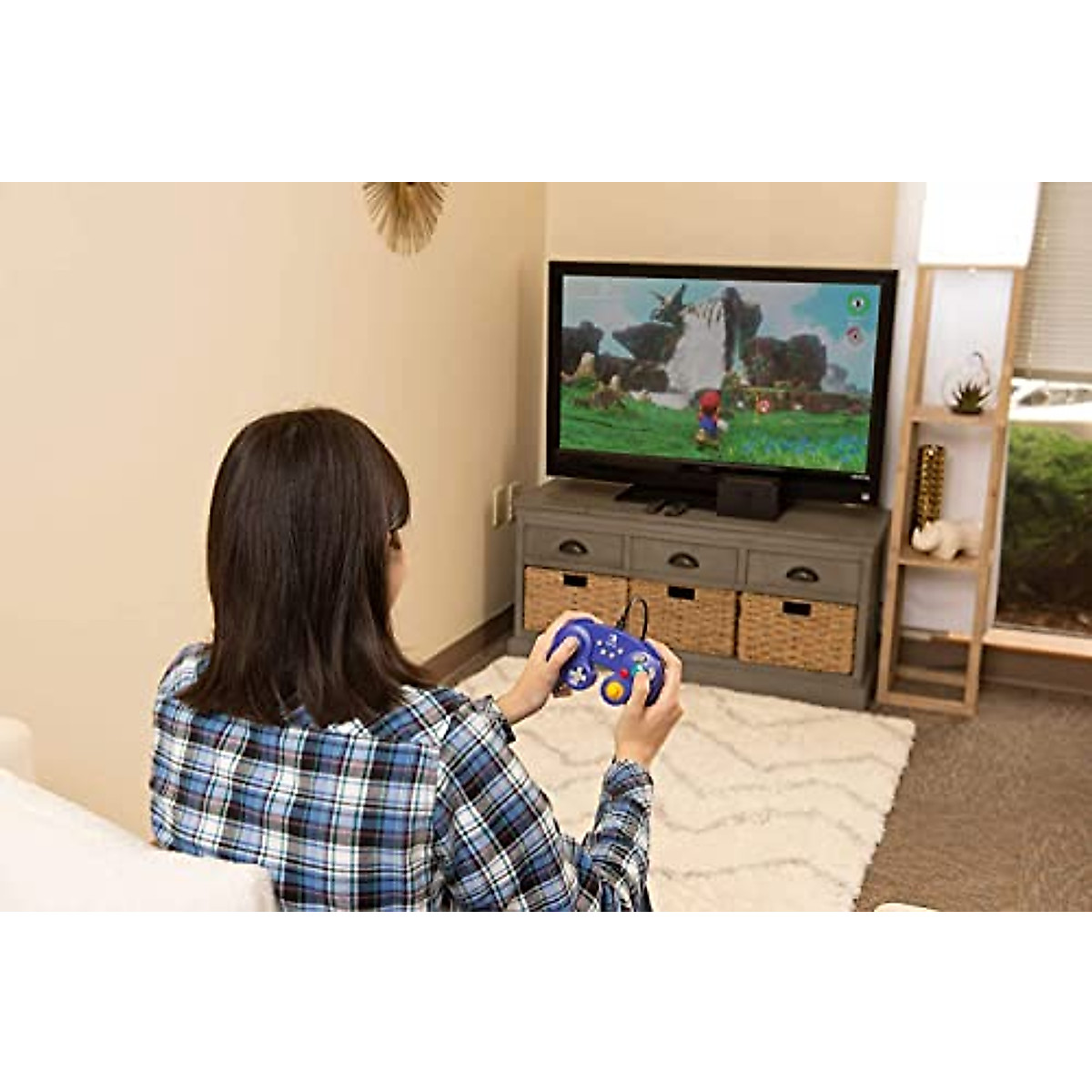 PowerA Wired Controller for Nintendo Switch GameCube Style: Purple Nintendo Switch