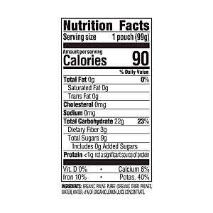 Happy Baby Clearly Crafted Organic Baby Food Stage 1, Prunes, 3.5 Oz