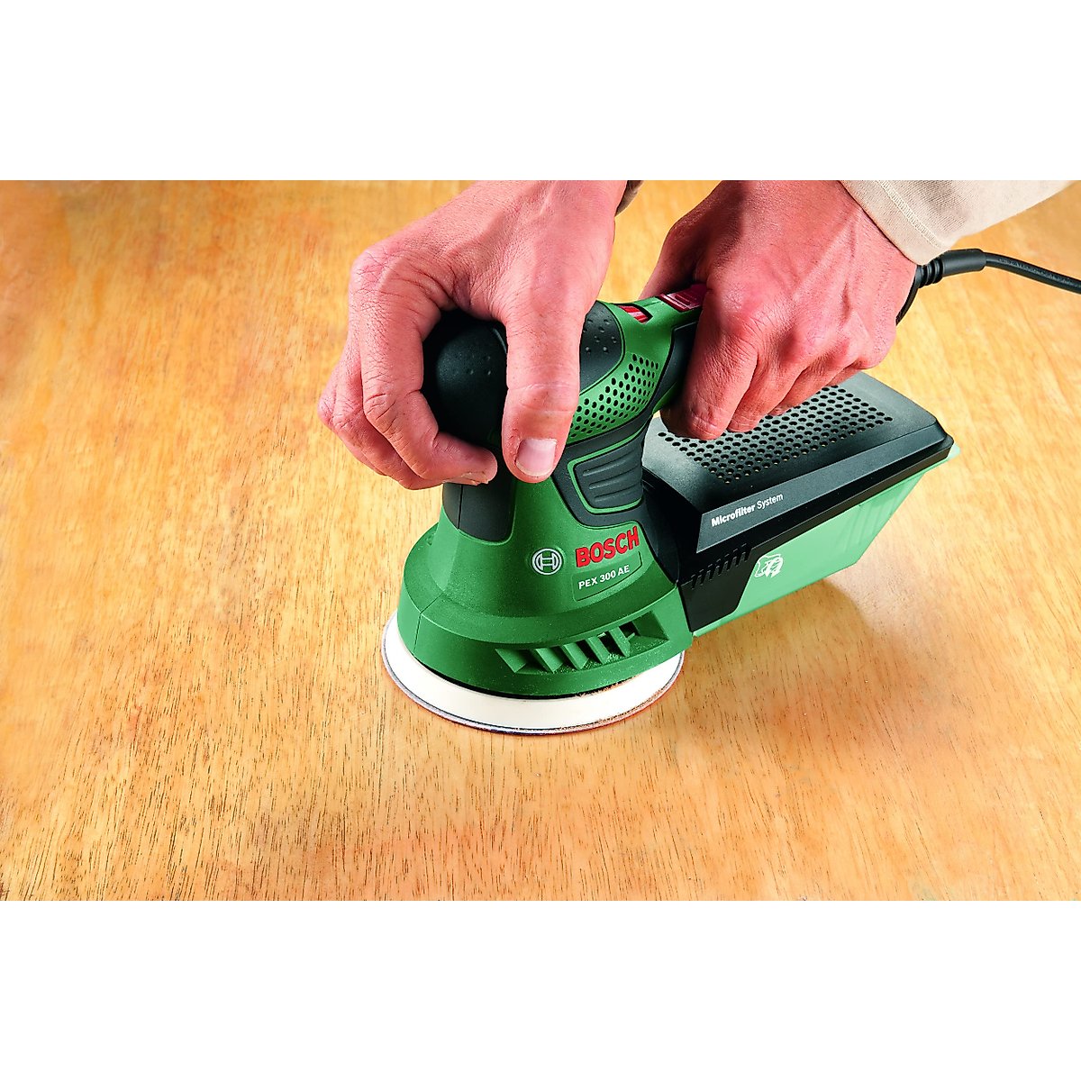 Bosch 1x Sanding Pad (Ø 125 mm, Medium Hard, with Hook and Loop System, Accessories for Random Orbital Sander)