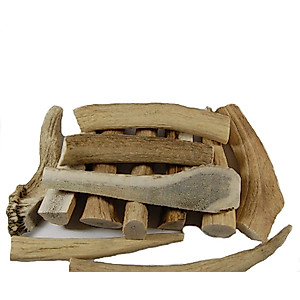 Big Dog Antler Chews - Grade B Deer and Elk Antler Pieces - Dog Chews - Antlers by The Pound, One Pound - Six Inches or Longer - Natural Healthy Long-Lasting Treat