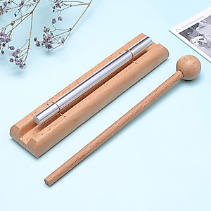 Solo Bell Chime Bar Hand Musical Percussion Instrument for Teachers‘ Classroom Management, Meditation, Meeting, and Sound Therapy