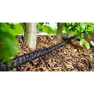 Rocky Mountain Goods Soaker Hose Flat (50’ Pack of 2) - Heavy Duty Double Layer Design - Saves 70% Water - Consistent Drip Throughout Hose - Leakproof Guarantee - Garden/Vegetable Safe