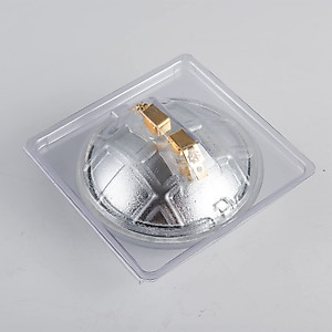 SHUWDKAR PAR36 LED Landscape Light Bulb, 36 Watt Halogen Equivalent 6W 600 Lumen, Bright White 3000K, PAR36 LED 12V for Landscape Lighting,Off-Road Vehicles,RV Vehicles,Tractor, 2 Pack