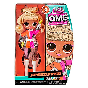 L.O.L. Surprise! O.M.G. Speedster Fashion Doll with Multiple Surprises and Fabulous Accessories – Great Gift for Kids Ages 4+