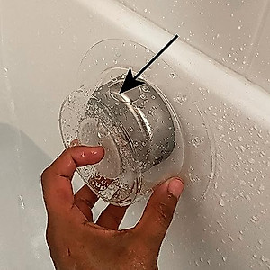 Danco 12078 Bathtub Overflow Drain Cover, Clear