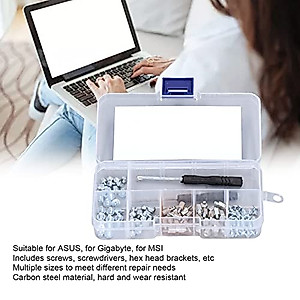 Laptop Repair Screws, Hex Screw Bracket High Hardness Easy To Operate Multifunctional Wear Resistant Practical for Motherboard Mounting