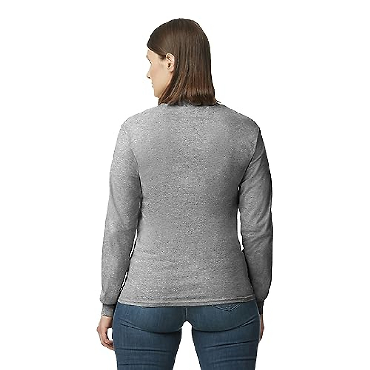 Gildan Men's Heavy Cotton Long Sleeve T-Shirt, Style G5400, 2-Pack, Sport Grey, X-Large