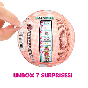 L.O.L. Surprise! 707 Neon QT Doll with 7 Surprises in Paper Ball- Collectible Doll w/Water Surprise & Fashion Accessories, Holiday Toy, Great Gift for Kids Ages 4 5 6+ Years Old & Collectors