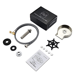 GAGALIFE Glass Rinser for Kitchen Sink Brushed Nickel, Kitchen Sink Accessories, Bar Glass Rinser, G86066BN