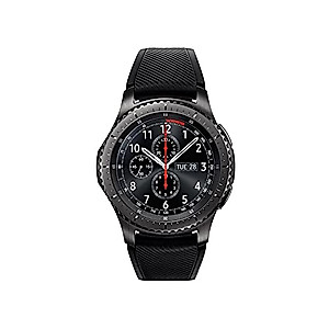 Samsung Gear S3 Frontier 46mm Smartwatch - SM-R765 LTE – Verizon –Phone, Black (Renewed)
