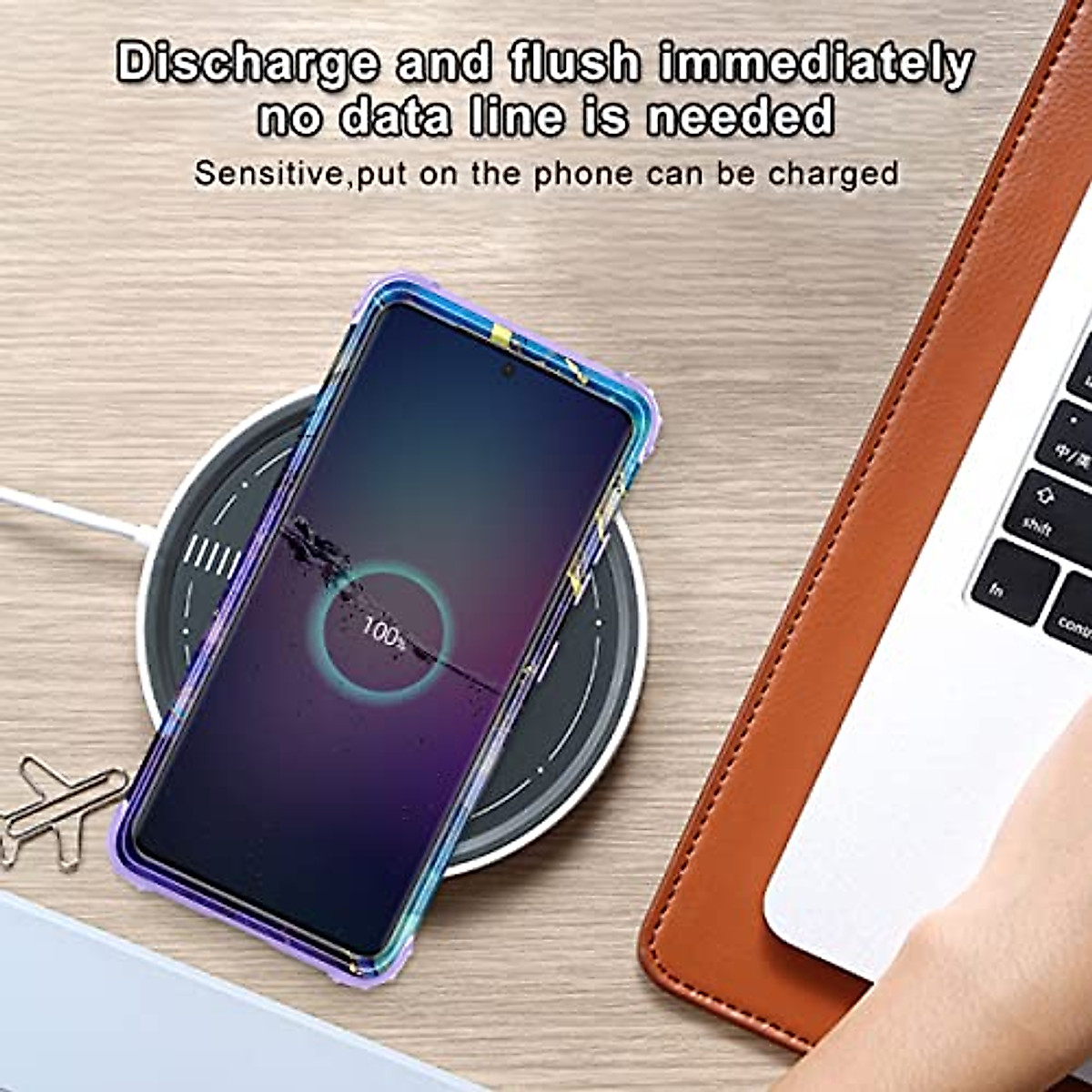 Rancase for Galaxy S21 Ultra 5G Case,Three Layer Heavy Duty Shockproof Protection Hard Plastic Bumper +Soft Silicone Rubber Protective Case for Samsung Galaxy S21 Ultra 5G 6.8 inch,Purple