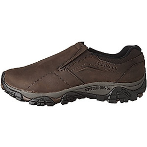 Merrell Men's Moab Adventure MOC Hiking Shoe, Dark Earth, 9 M US