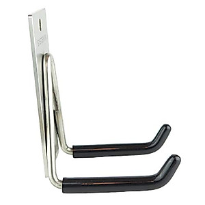 System X SVS 163-3 Stainless Steel Short Double Hook for Pegboard, 3 Inches Long, Pack of 3