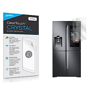 BoxWave Screen Protector Compatible with Samsung Family Hub Refrigerator with AKG Speaker - ClearTouch Crystal (2-Pack), HD Film Skin - Shields from Scratches
