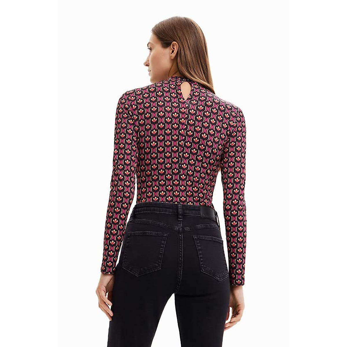 Desigual womens Body Blouse, Red, Large US