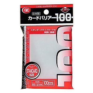 Barrier Card Sleeves (100 Piece), Clear, 92 x 66mm