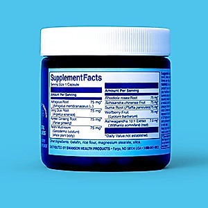 Swanson WIO™ Mental Balance with Herbs™ for Stress Support, Better Sleep, Ayurvedic, Focus, More Energy, Adaptogen, Ashwagandha, Ginseng, Mental Wellness, 30 Capsules (30-Day Supply)