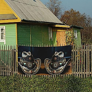 American West Rodeo Hat Personalized Party Banners-Vibrant Party Decorations For Birthday Parties And Events