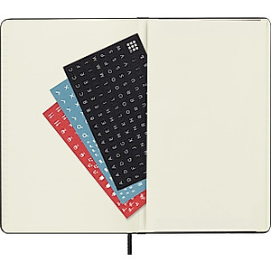 Moleskine Classic 18 Month 2022-2023 Weekly Planner, Hard Cover, Large (5" x 8.25"), Black