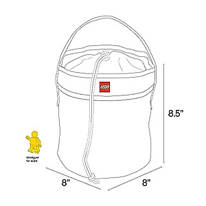 LEGO STORAGE CINCH BUCKET - BLUE