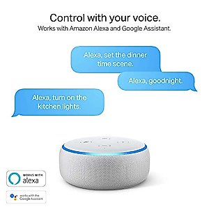 Kasa Smart Light Bulbs that works with Alexa and Google Home, Dimmable Smart LED Bulb, A19, 9W, 800Lumens, Soft White(2700K), CRI≥90, WiFi 2.4Ghz only, No Hub Required, 4-Pack(KL110P4)