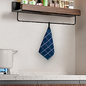 3 Pack Leather Towel Clips for Kitchen, Magnetic Hand Towel Clips Towel Holder with Magnet, Simple and Covenient Kitchen Bathroom Towel Storage Accessories