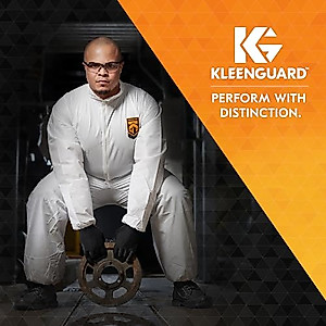 KleenGuard™ V30 Nemesis™ Safety Glasses (14481), Blue Lenses with Mirror coating, Black Frame, Unisex Eyewear for Men and Women (12 Pairs/Case)