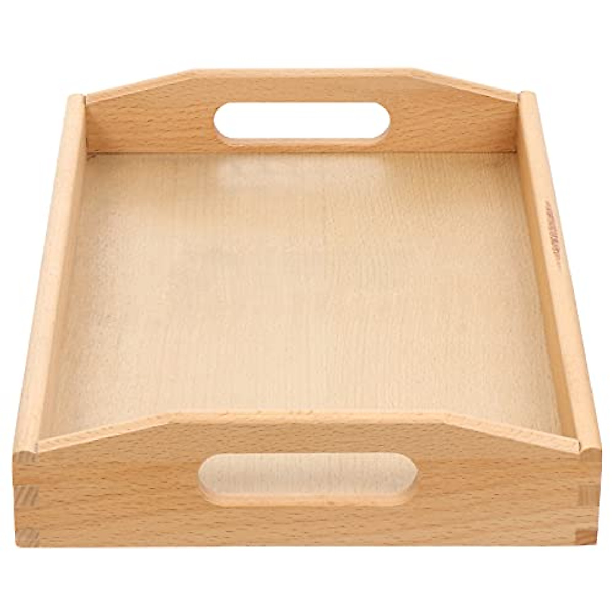 Wooden Breakfast Tray Rustic Vintage Food Serving Trays Nesting Wooden Board with Handles Farmhouse Serving Platters in Bed Lunch Dinner Appetizers Patio Ottoman S Wooden Tea Tray