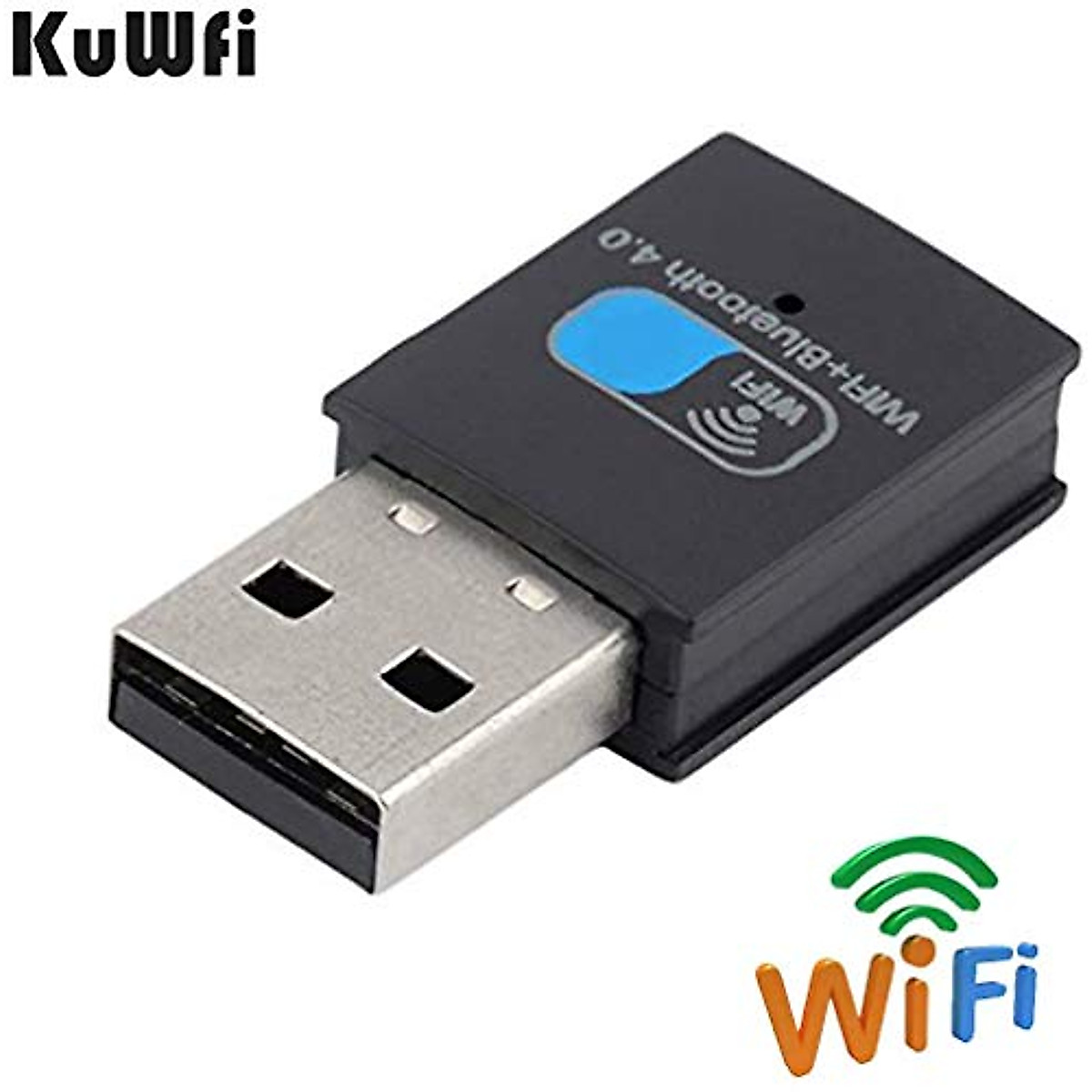 KuWFi WiFi+ Bluetooth 4.0 USB Wireless WiFi USB Adapter LAN Network LAN Card Portable Mini AP for Desktop Laptop