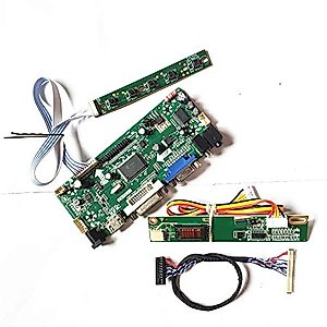 U/R for LP141XB-B1/C1C4 LCD Panel Monitor 1024 * 768 14.1" HDMI DVI VGA CCFL LVDS 20Pin MNT68676 Display Controller Drive Card DIY kit (LP141XB-C1C4)