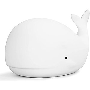 WoneNice Silicone Night Light, Kids Night Light for Bedroom, 7-Color Breathing Modes, Touch Sensor Control, USB Rechargeable Cute Night Lights for Kids Room