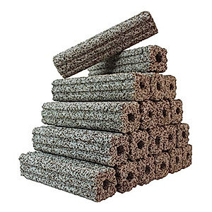 PINVNBY 20 Pcs 6.2-Inch Large Aquarium Filter Media Fish Tank Ceramic Media for Sump Canister Filter,Bakki Showers Filter,Trickle Filter,Aquaculture and Koi Ponds