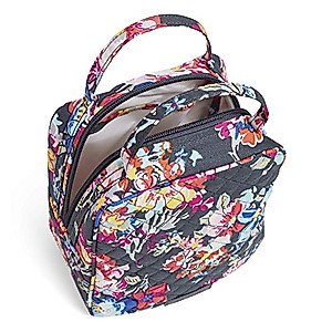 Vera Bradley Women's Cotton Lunch Bunch Lunch Bag, Pretty Posies, One Size