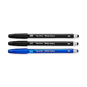 Paper Mate InkJoy 2 in 1 Stylus Ballpoint Pens, Medium Point, Assorted, 3 Pack