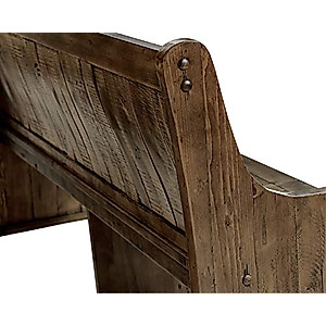 Progressive Furniture Wilder Dining Bench, 74" W x 22" D x 36" H, Heritage Pine