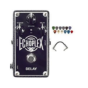 Dunlop EP103 Echoplex Delay Pedal with patch cables and 10' cable