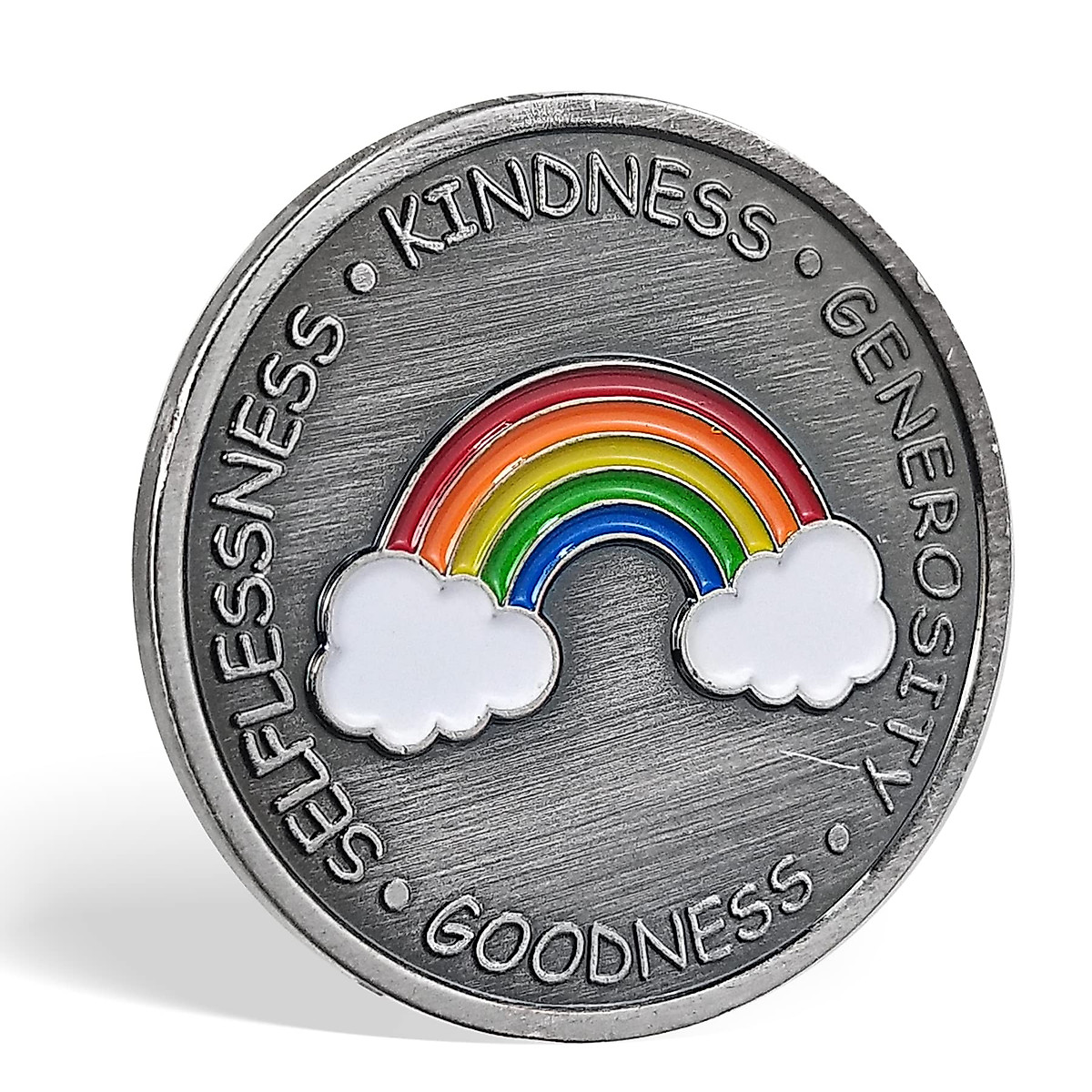 5 Pcs Rainbow Kindness Token Appreciation Coin Pass It on Gift