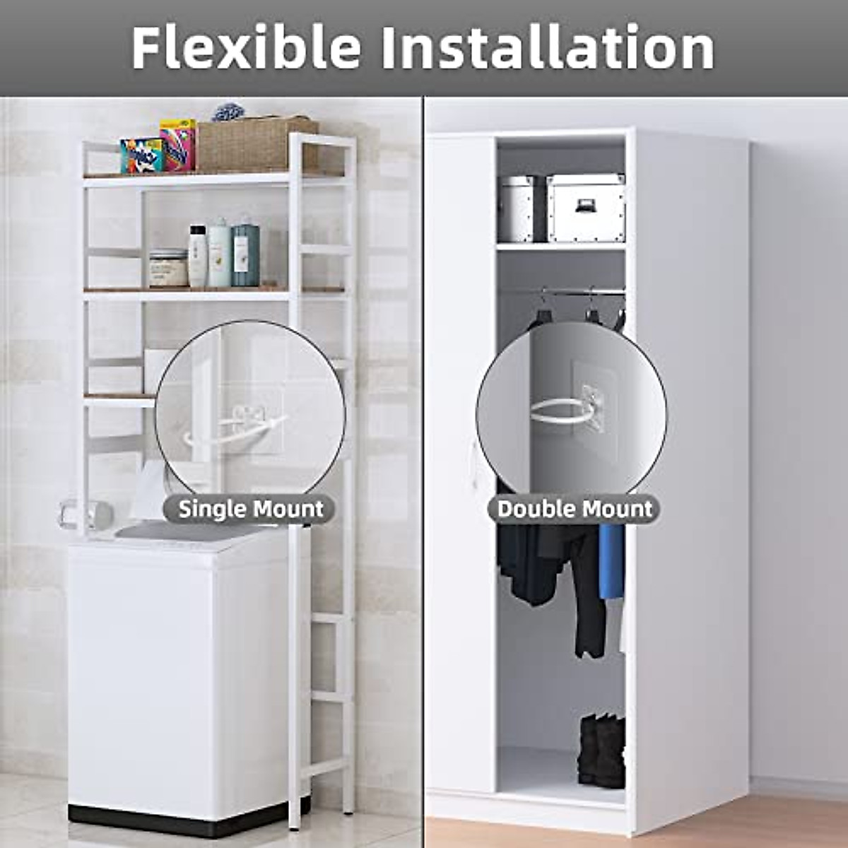 20 Pack Anti Tip Furniture Anchors No Drill, Baby Proofing Furniture Wall Anchor Straps, Adhesive Cabinet Safety Wall Anchors, Furniture Safety Straps for Bookcase Cabinet Drawer Dresser Shoe Shelf