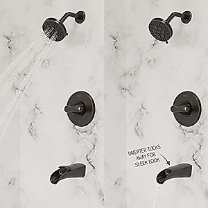 Pfister Jaida Tub & Shower Trim Kit with Restore Technology, Valve and Cartridge Included, 1-Handle, Tuscan Bronze Finish, 8P8WS2JDSY