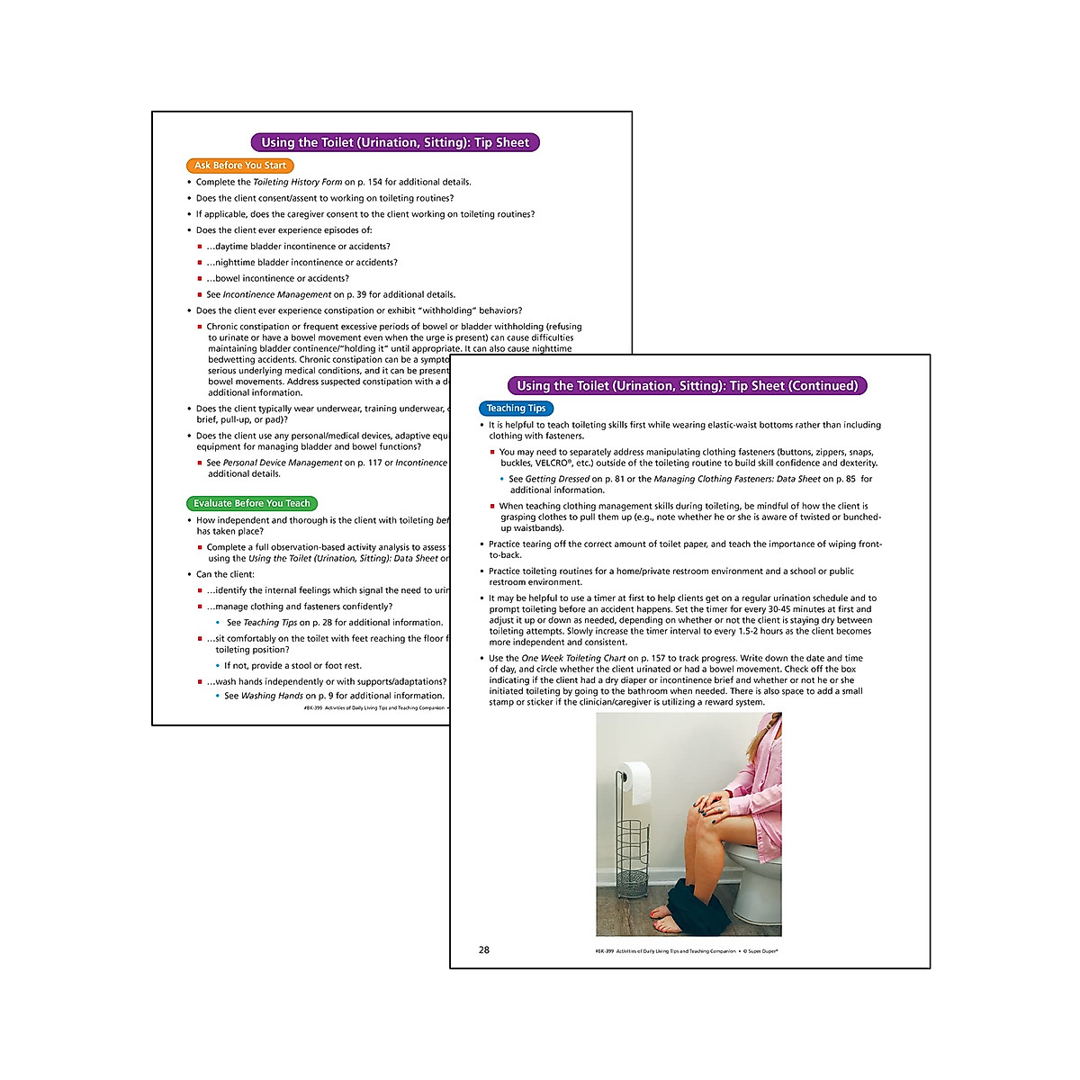 Super Duper Publications | Webber Activities of Daily Living - Tips and Teaching Companion | Self-Care Activities and Routines | Occupational Therapy Educational Resource for Children and Adults