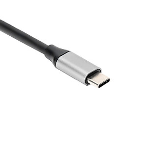 USB C Hub, 4 in 1 C to C VGA USB HDMI Hub Adapter, 4kx2k 30Hz/60Hz Portable Docking Station with C/VGA/USB/HDMI Port，Multiport Splitter for Charging Smartphones/ Keyboard/ Mouse/ USB Memory Stick