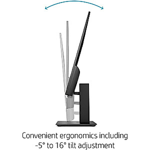HP New Premium 27f 4K Monitor: 27" UHD 3840 x 2160 (4K) IPS Micro-Edge Display, AMD FreeSync Tech, Height/Tilt Adjustment, HDMI, DisplayPort, 5ms Response time, 16:9 Aspect Ratio, 60Hz,TF HDMI Cable