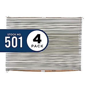 AprilAire 501 Replacement Filter for AprilAire 5000 Whole-House Air Purifier - MERV 15 Equivalent, 16x25x6 Air Filter (Pack of 4)