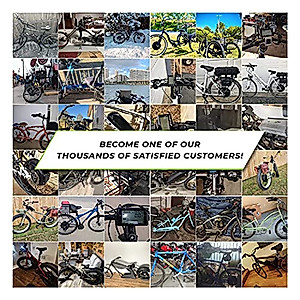 EBIKELING Waterproof Ebike Conversion Kit for Electric Bike 20" Rear Wheel Electric Bicycle Hub Motor Kit