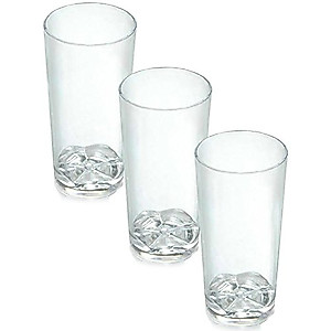 Zappy 52 Disposable Plastic Straight Wall Shooter Glasses 1.75 Oz Clear Tumblers - Tasting Sample Dessert Shooters Wine Beer Champagne Jello Cup Shot Glass Cups